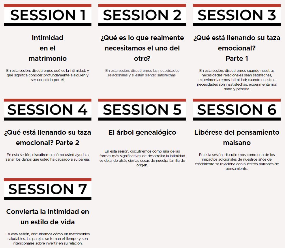 Keeping Marriages Healthy DIGITAL Workbook (Spanish) – Relationship ...